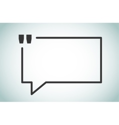 Empty blank sign board drawing Royalty Free Vector Image