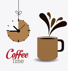 Coffee time at work Royalty Free Vector Image - VectorStock