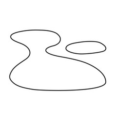 Puddle Royalty Free Vector Image - VectorStock