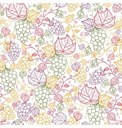 Sweet grape vines square torn border seamless Vector Image