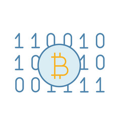 Donut cartoon zero number Royalty Free Vector Image