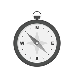 Compass on white background Royalty Free Vector Image