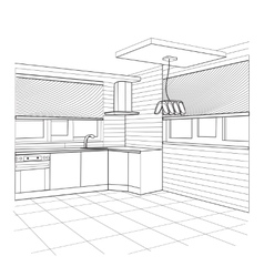 Kitchen unit vector by yurkina - Image #941979 - VectorStock