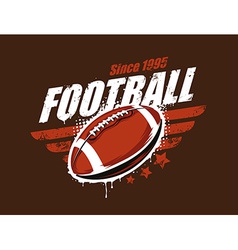 American football vector by Alhovik - Image #29725 - VectorStock