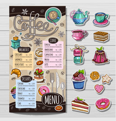Hand drawn menu Royalty Free Vector Image - VectorStock