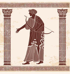 Greek drawing Royalty Free Vector Image - VectorStock