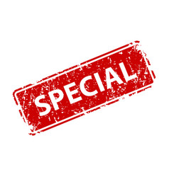 Special delivery sign or stamp Royalty Free Vector Image