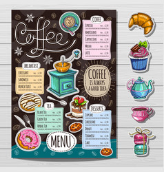 Hand drawn menu Royalty Free Vector Image - VectorStock