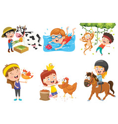 Cartoon animals collection Royalty Free Vector Image