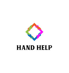 Help care logo icon design Royalty Free Vector Image
