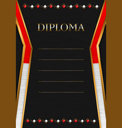 Border made with indonesia national colors Vector Image