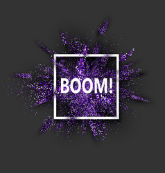 Colorful square abstract background on white Vector Image