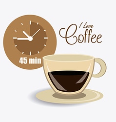 Coffee time at work Royalty Free Vector Image - VectorStock