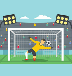 Goalkeeper Royalty Free Vector Image - VectorStock