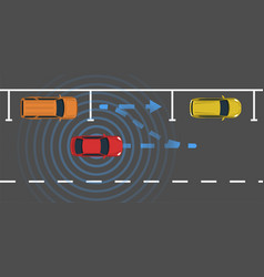 Blueprint of wheel loader top side front view Vector Image