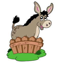Donkey theme image 1 Royalty Free Vector Image