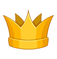 Lady crown icon cartoon style Royalty Free Vector Image