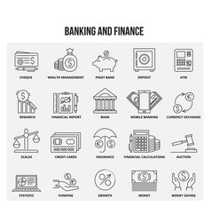 Hobbies and interest detailed line icons Vector Image