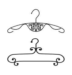 Clothes hangers icon vector by huhulin - Image #1436457 - VectorStock