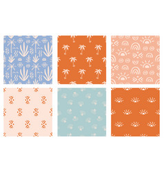 Trendy pattern set Royalty Free Vector Image - VectorStock
