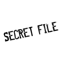 Secret file rubber stamp Royalty Free Vector Image