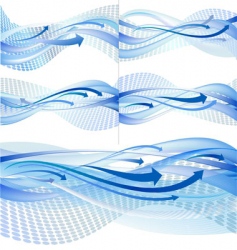 Water waves design elements Royalty Free Vector Image - VectorStock