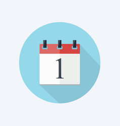 Calendar clock icon time date symbol sign concept Vector Image