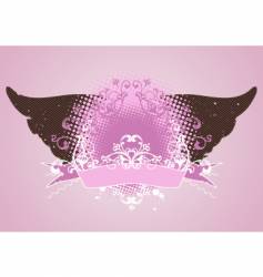Pink floral background Royalty Free Vector Image