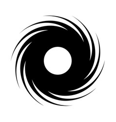 Realistic hurricane cyclone icon typhoon Vector Image