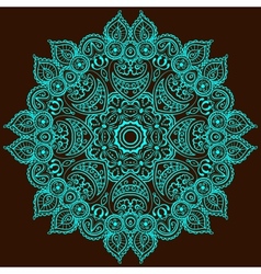 Vintage circular pattern of indian Royalty Free Vector Image