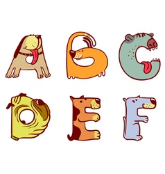 Cartoon dog Royalty Free Vector Image - VectorStock