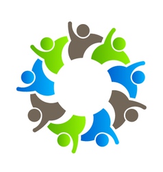 Teamwork 5 Royalty Free Vector Image - VectorStock