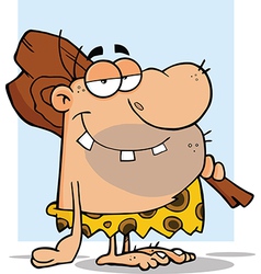 Caveman cartoon Royalty Free Vector Image - VectorStock
