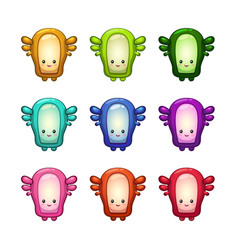 Fantasy characters 2d game sprite male and female Vector Image