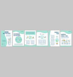 Generation z poster template layout modern age Vector Image