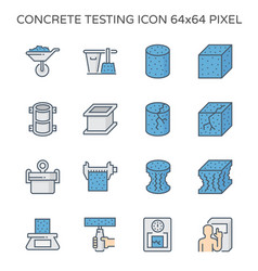 Construction materials icon set Royalty Free Vector Image