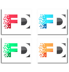 Colorful logo consulting concept Royalty Free Vector Image