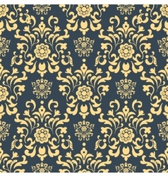 Seamless damask pattern with beautiful ornamental Vector Image