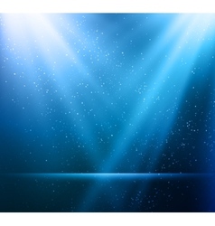 Abstract magic blue light background Royalty Free Vector