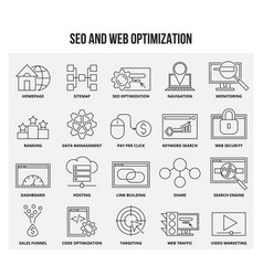 Hobbies and interest detailed line icons Vector Image