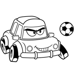 Race car line art Royalty Free Vector Image - VectorStock