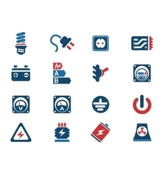 A simple electric circuit Royalty Free Vector Image