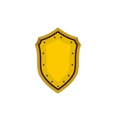 Golden Shield Royalty Free Vector Image - VectorStock