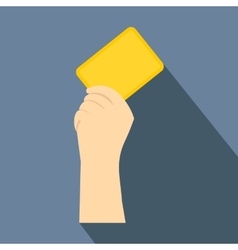 Soccer referee holds red card vector by LironPeer - Image #513230 ...