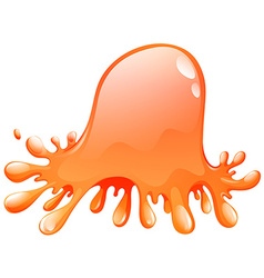 Red color splash on white Royalty Free Vector Image