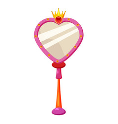 Baroque luxury golden frame elegant mirror decor Vector Image