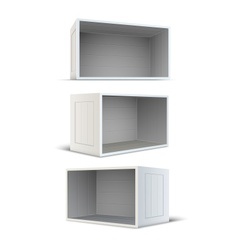 Wooden box game element Royalty Free Vector Image