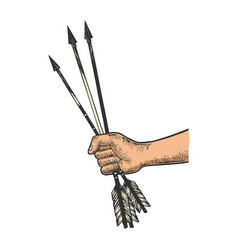 Arrow isolated on white Royalty Free Vector Image