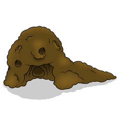 Cartoon ants colony and ant hill Royalty Free Vector Image