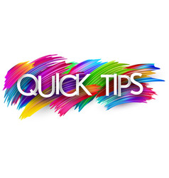Information paper word sign with colorful Vector Image